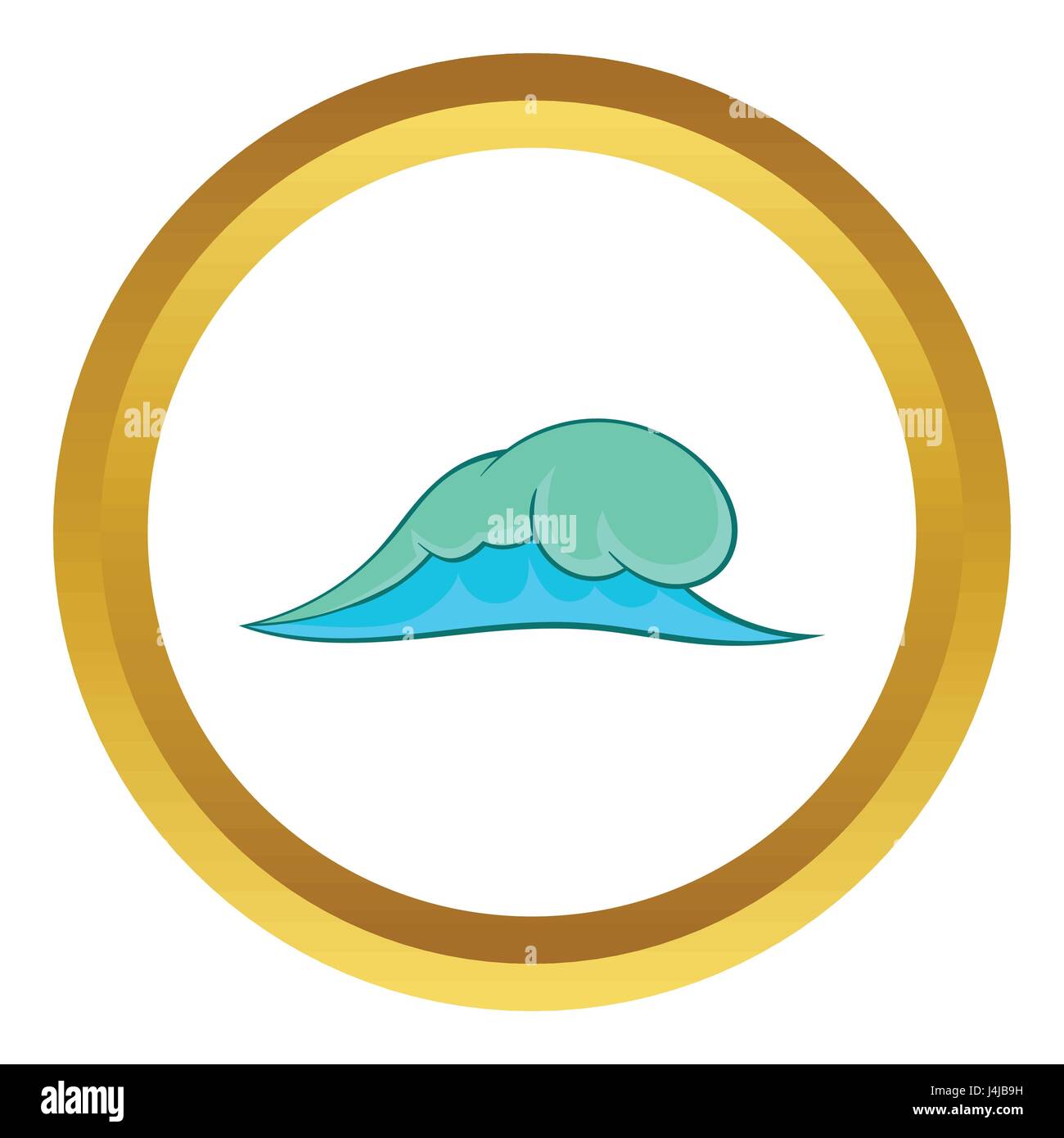 Big ocean wave vector icon Stock Vector Image & Art - Alamy