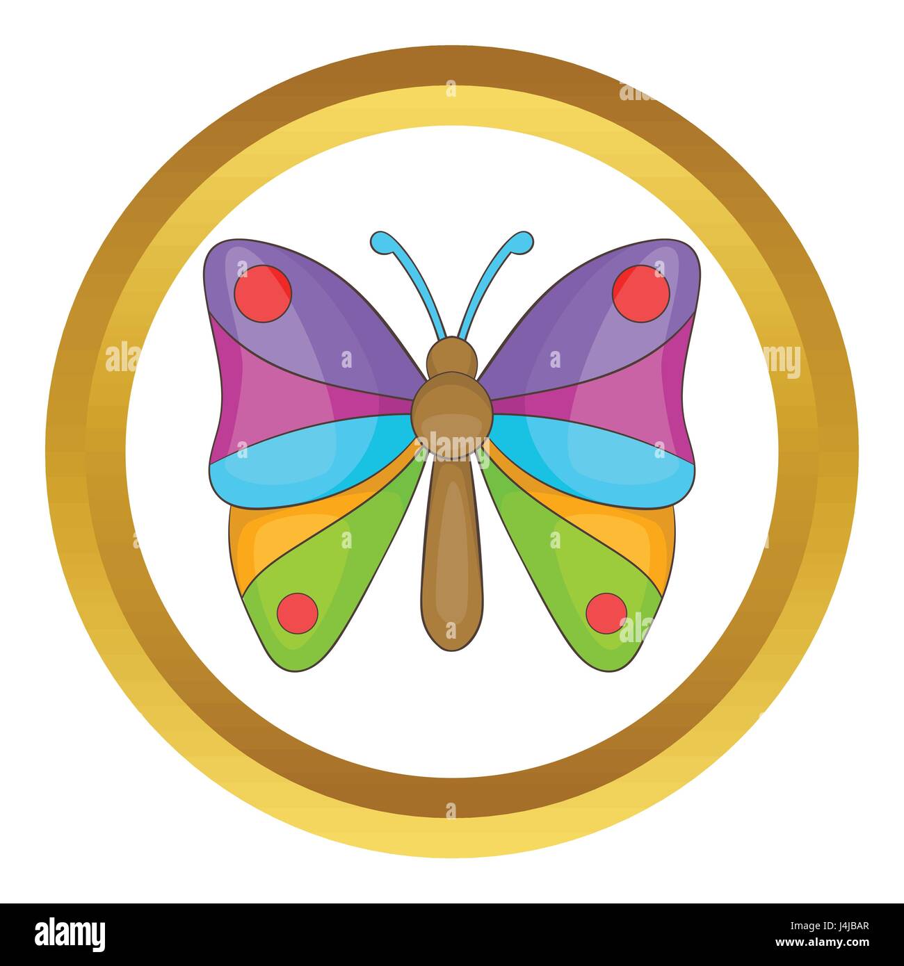 Butterfly vector icon Stock Vector Image & Art - Alamy