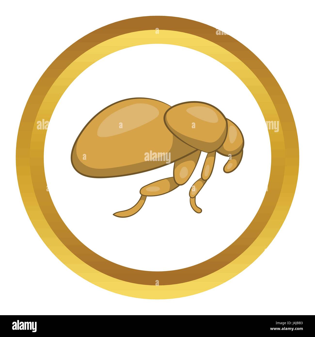 Flea vector icon Stock Vector Image & Art - Alamy