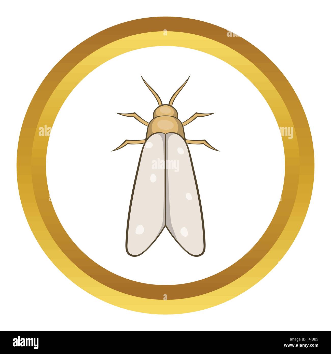 Moth vector icon Stock Vector Image & Art - Alamy