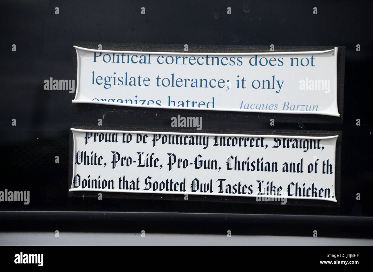 Right Wing Bumper Stickers High Resolution Stock Photography and Images ...