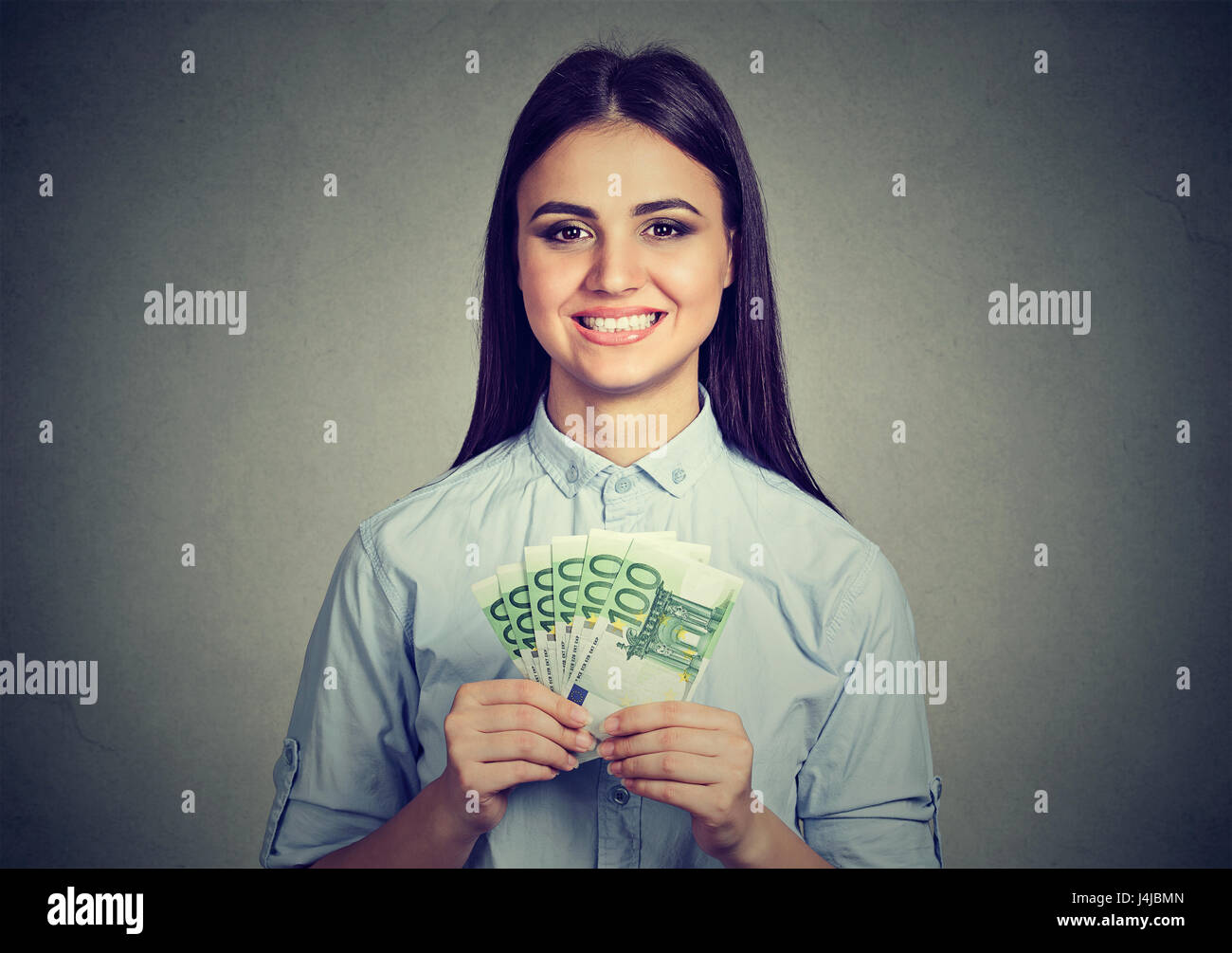 Woman Holding Currency Notes Showing High Resolution Stock Photography ...