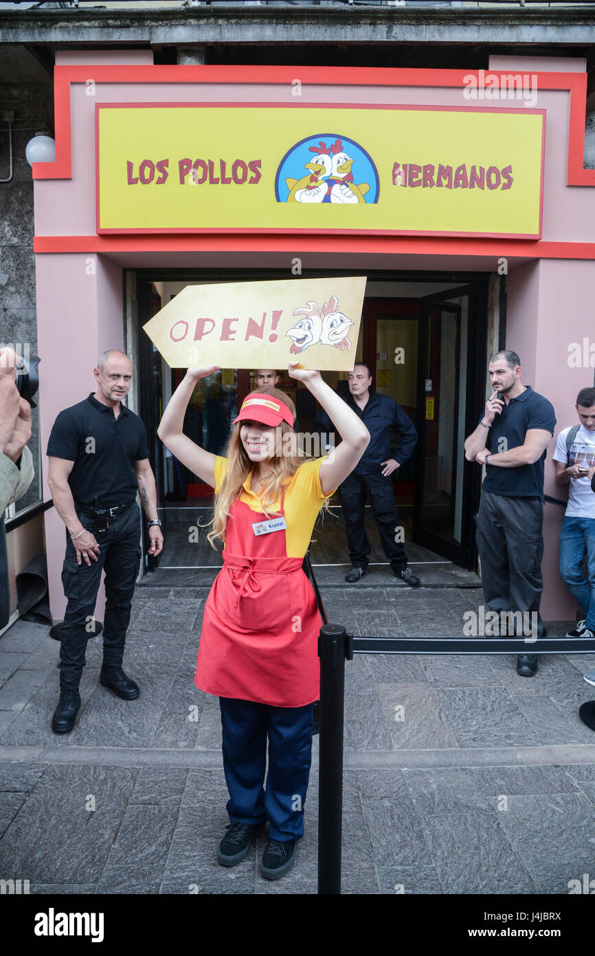 Milan, Breaking Bad Los Pollos Hermanos opens in Milan for two days in ...