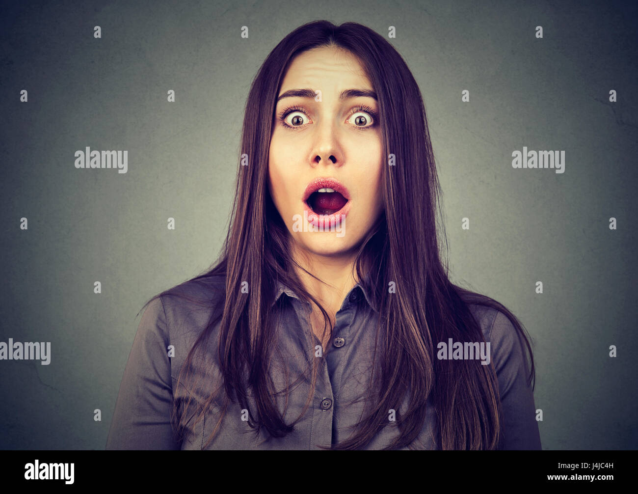 Shock shocked beautiful hi-res stock photography and images - Alamy