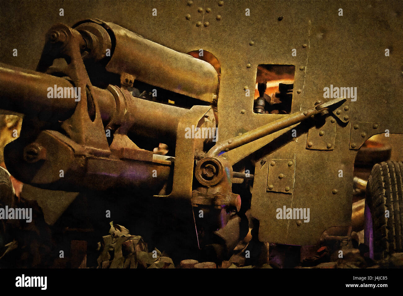 Illustrations Soviet 57-mm anti-tank gun of the 1943 model, ZIS-2 Stock ...