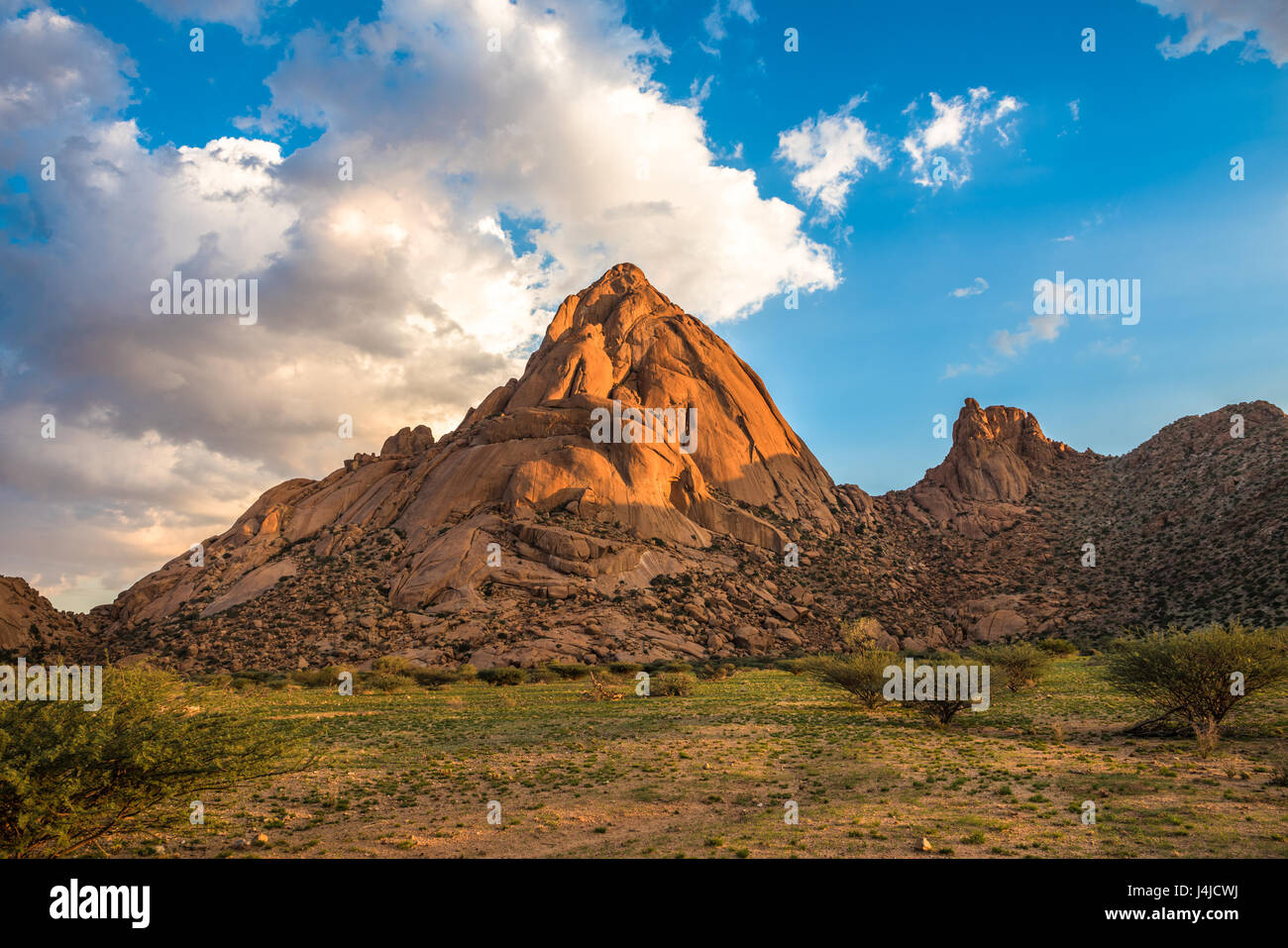 Spitzkoppe, unique rock formation in Damaraland, Namibia Stock Photo ...