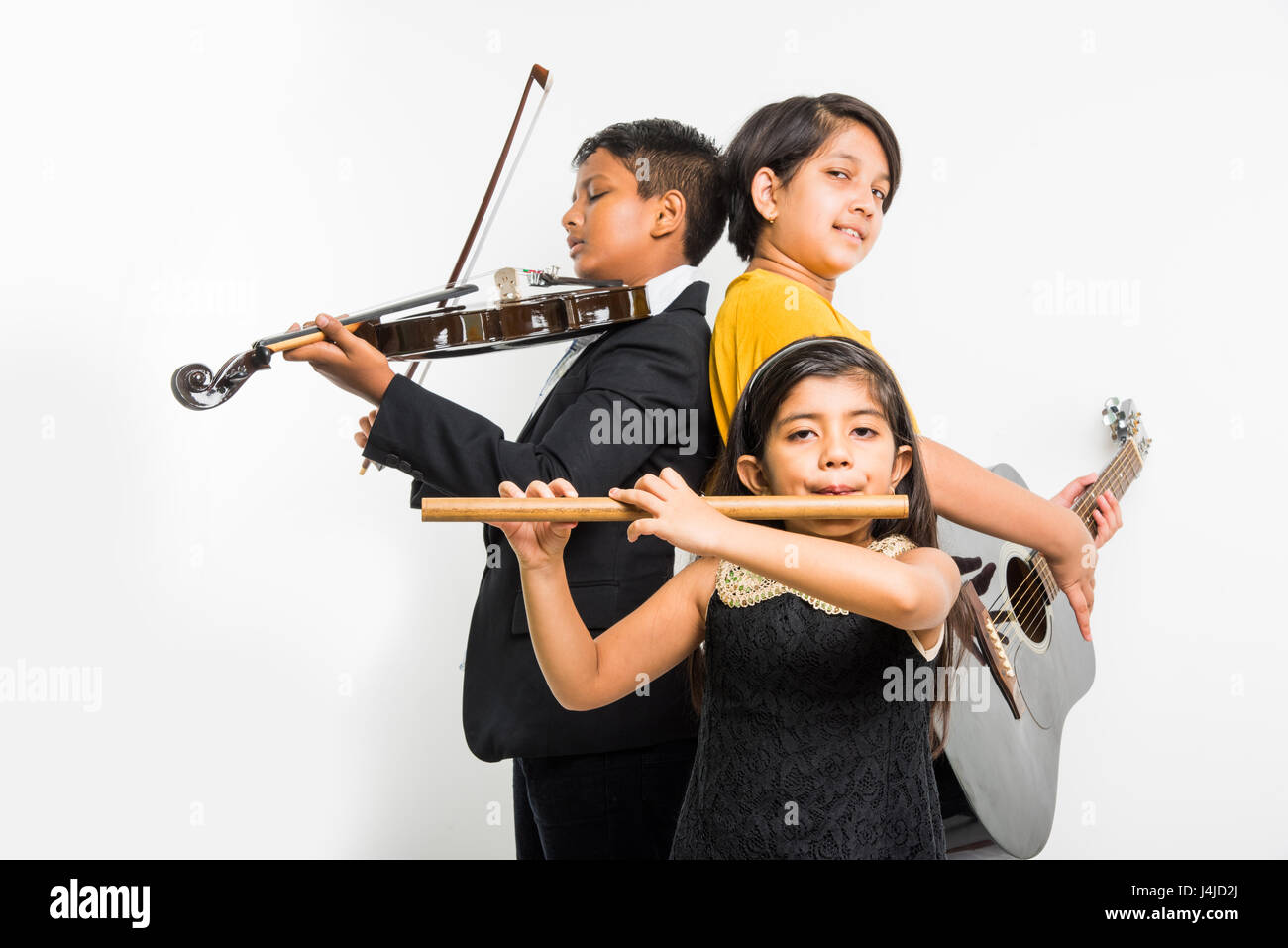 Kids Playing Music Instruments