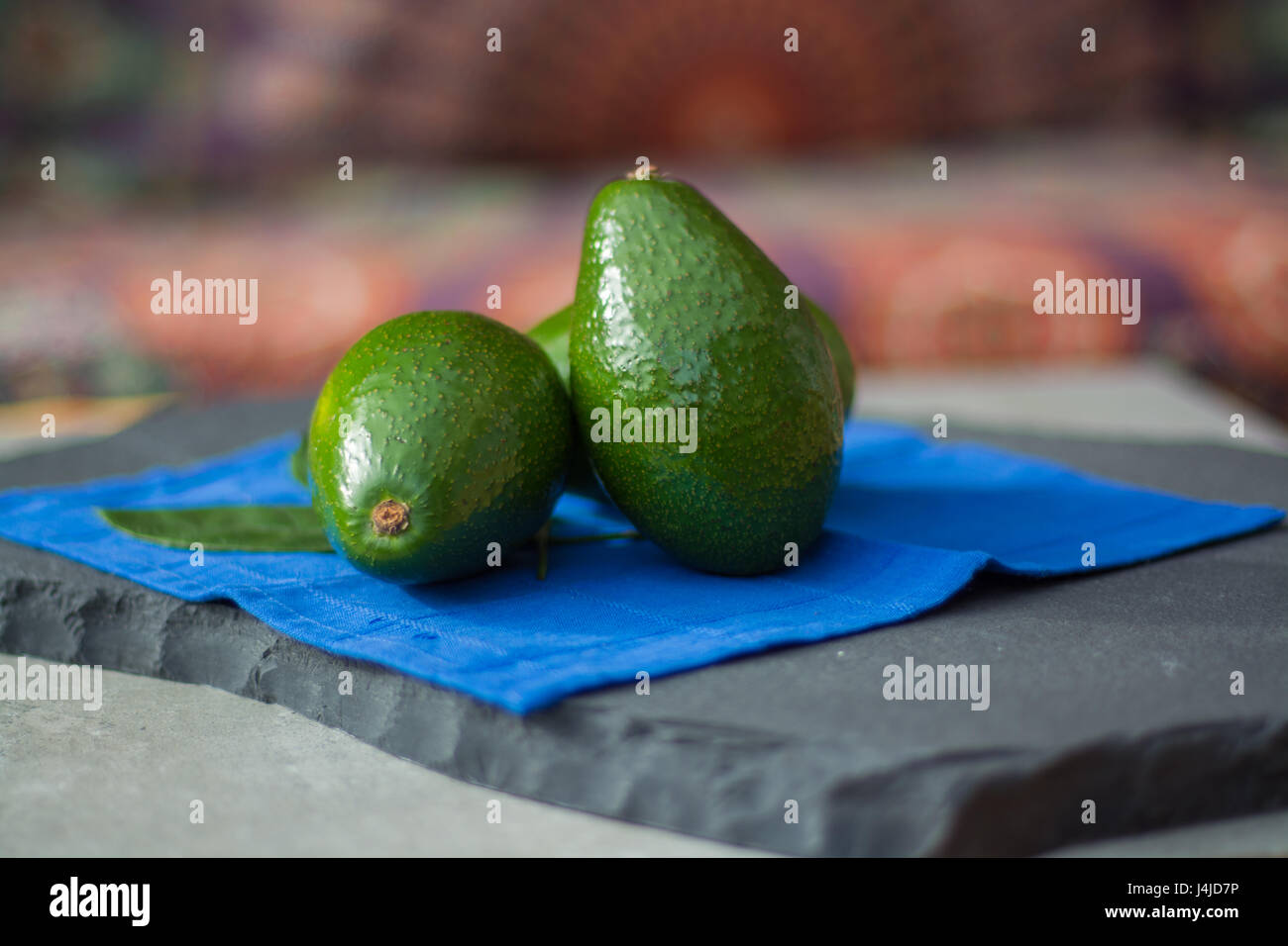 Green ripe tropical vegetable avocados ready to eat Stock Photo - Alamy
