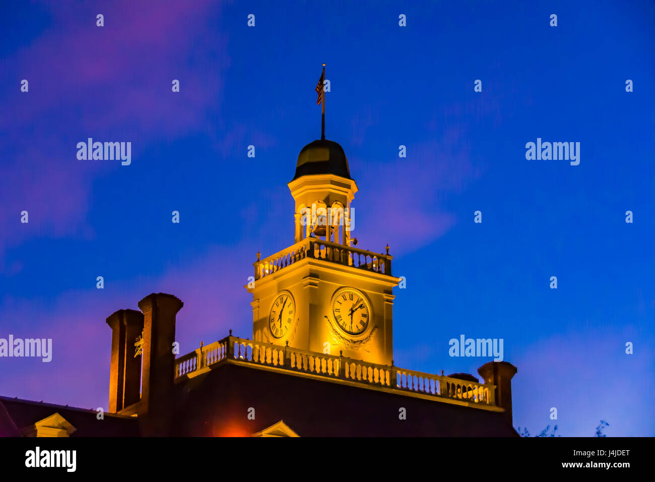 Sunset in Walt Disney World Disney - Epcot Stock Photo - Alamy