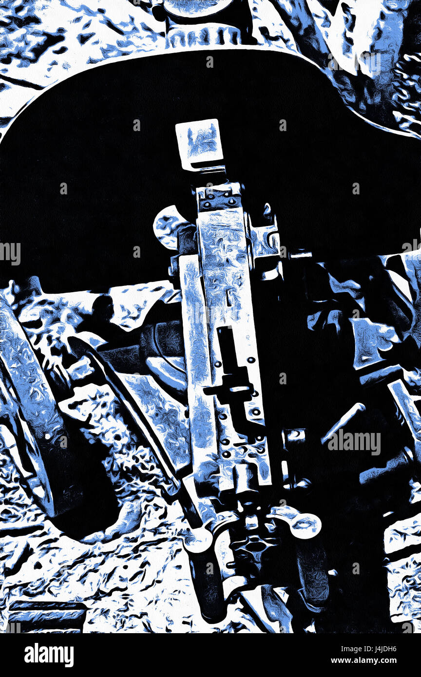 Machine gun maxim image hi-res stock photography and images - Alamy