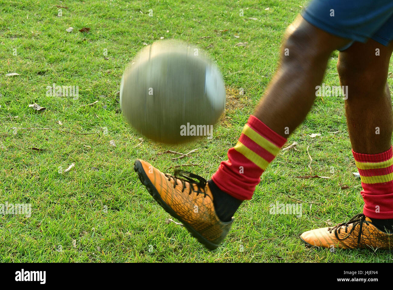 Soccer player red uniform hi-res stock photography and images - Alamy