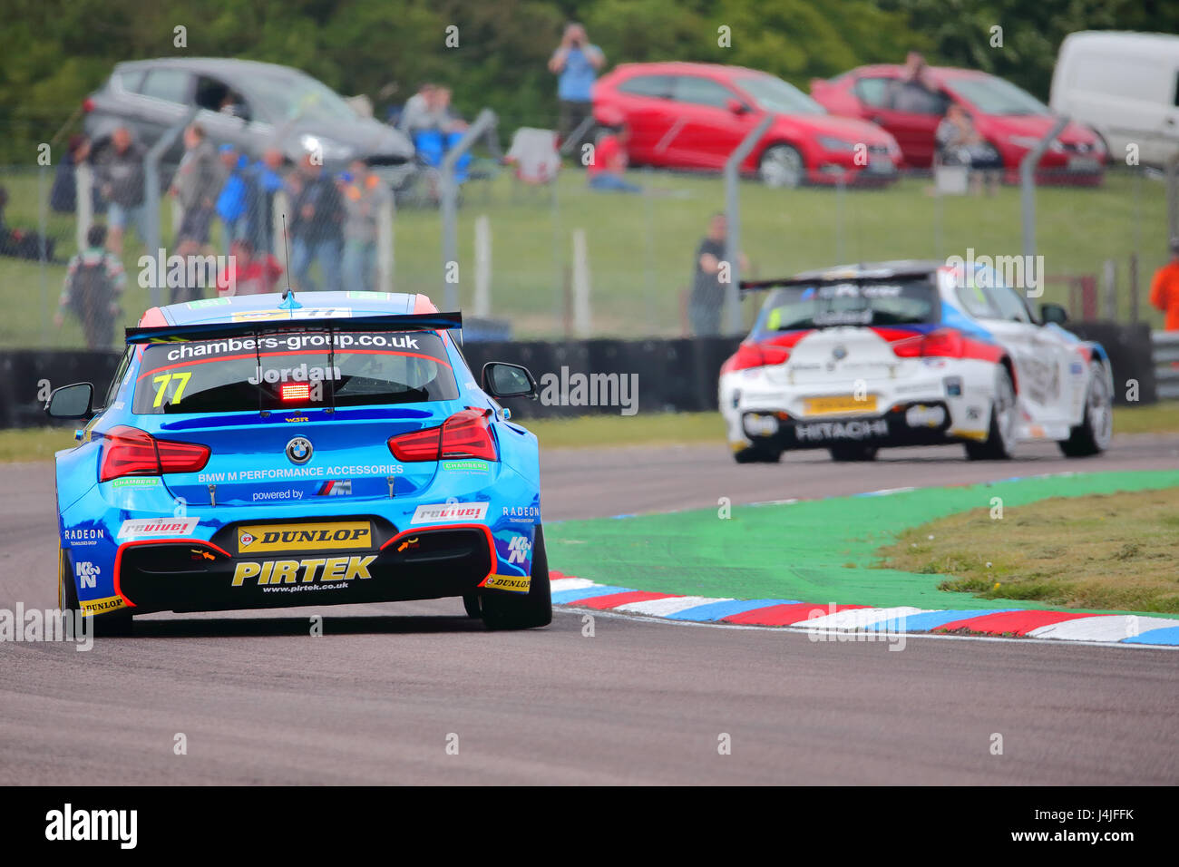 Andrew Jordan in his BMW 125i M Sport during the free practice of the ...