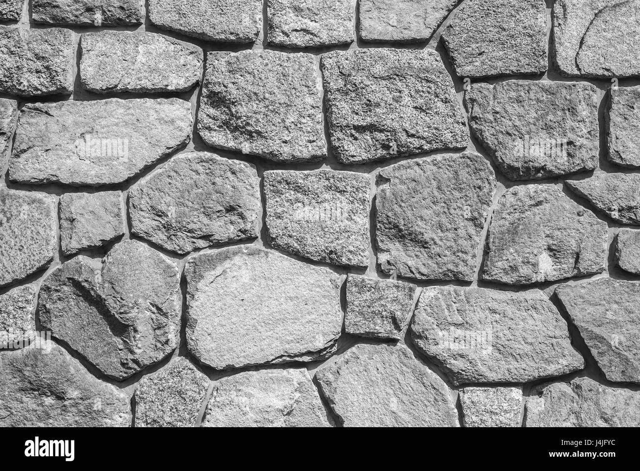 Rough outdoor gray stone wall, detailed background photo texture Stock ...
