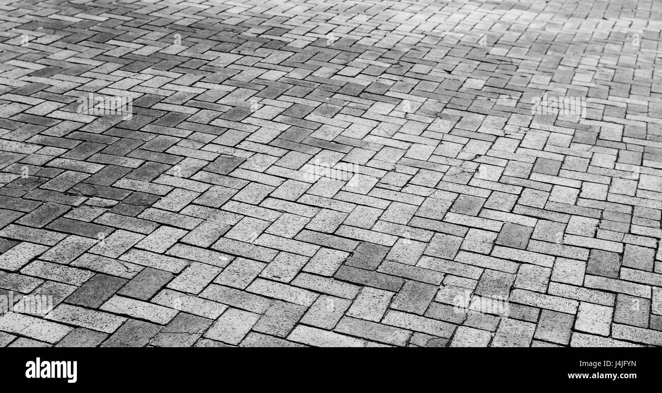 Gray cobblestone road pavement, wide background photo texture Stock ...