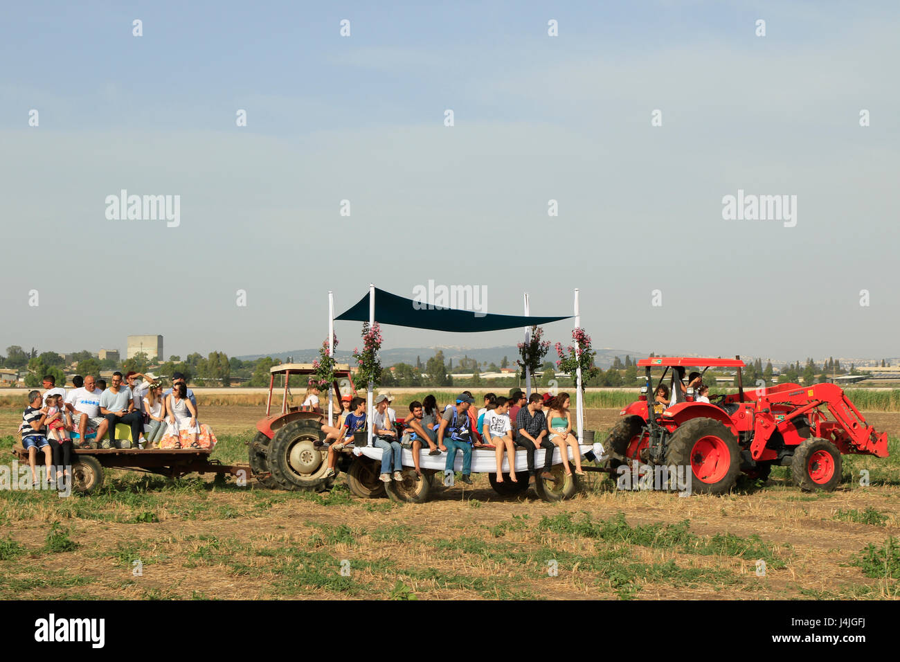 Israel, Shavuot celebration in Jezreel Valley Stock Photo - Alamy