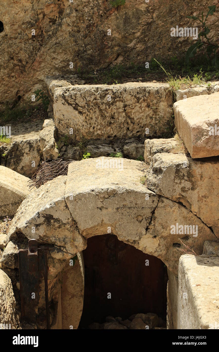 Israel, Herod’s Family Tomb in west Jerusalem Stock Photo - Alamy