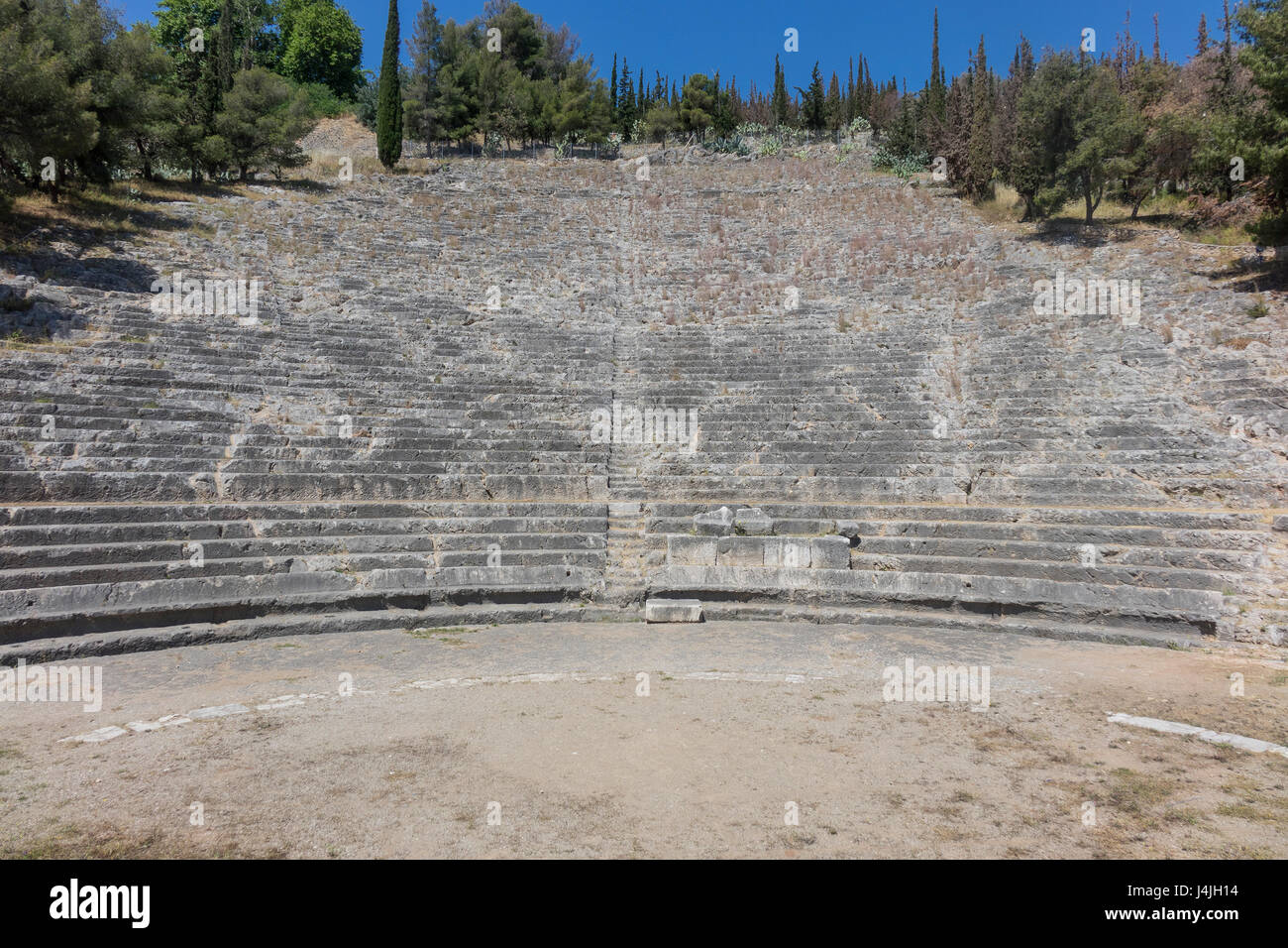 Greece, Peloponnese, Argos, ancient theatre Stock Photo - Alamy