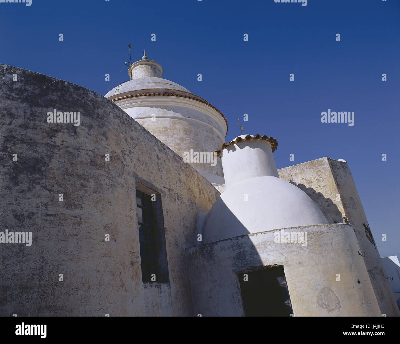 Italy, Sicily, the Lipari Islands, island Stromboli, church, detail ...