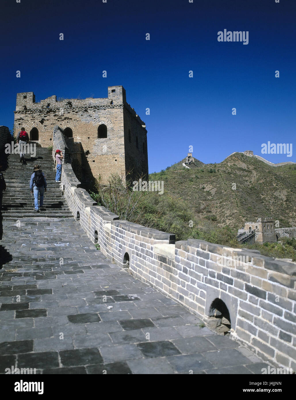 China, Peking, the Great Wall of China, tourist Beijing, Changcheng ...