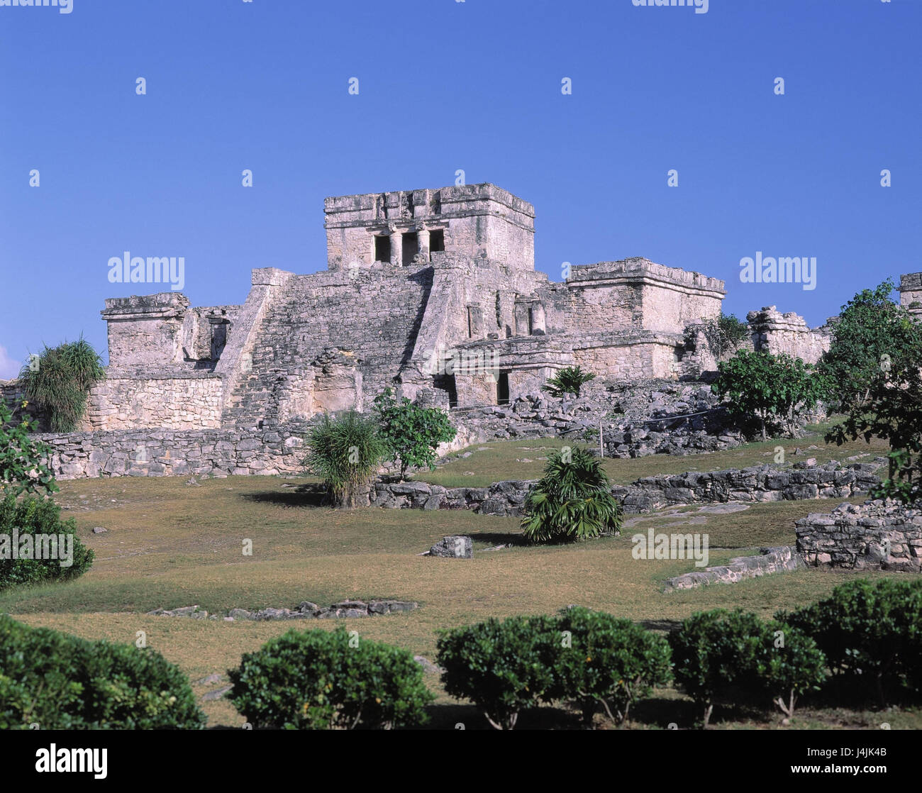Mexico, Yucatan, Maya, ruin site culture, ruins, temple ruin Stock ...