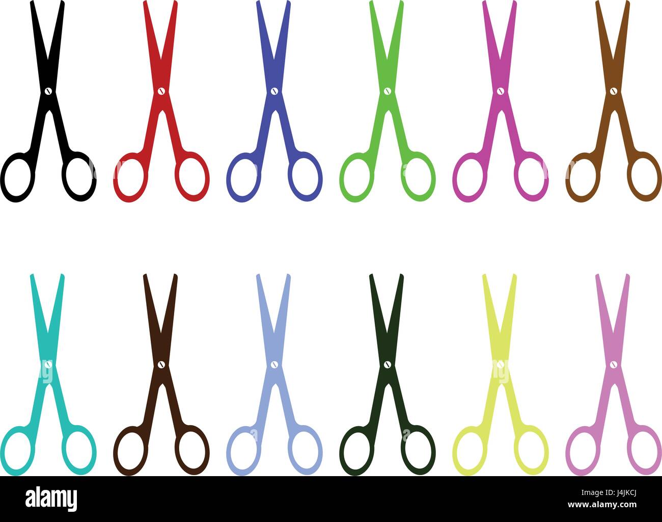 Set of scissor icon Stock Vector Image & Art - Alamy