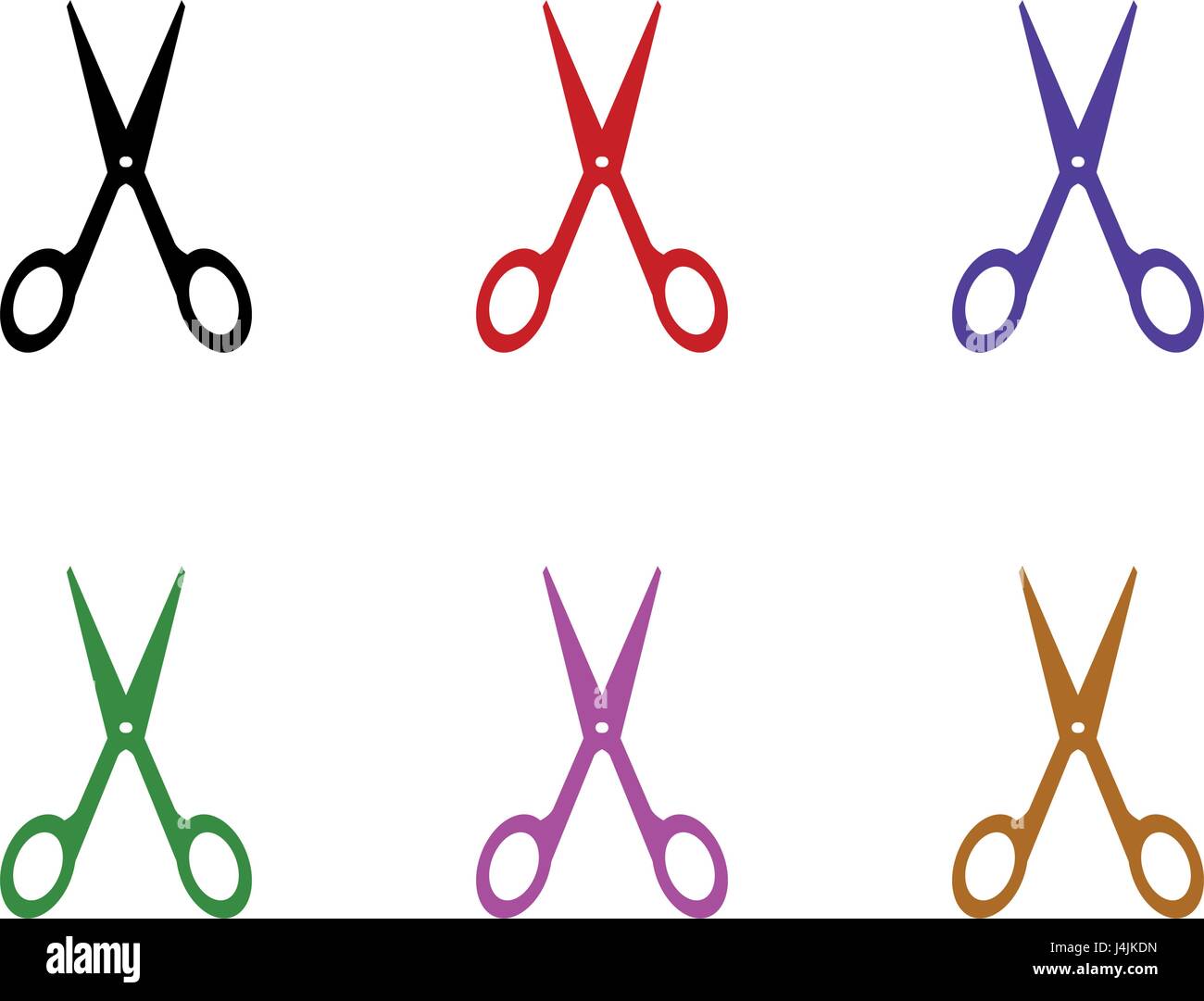 Set of scissor icon Stock Vector Image & Art - Alamy