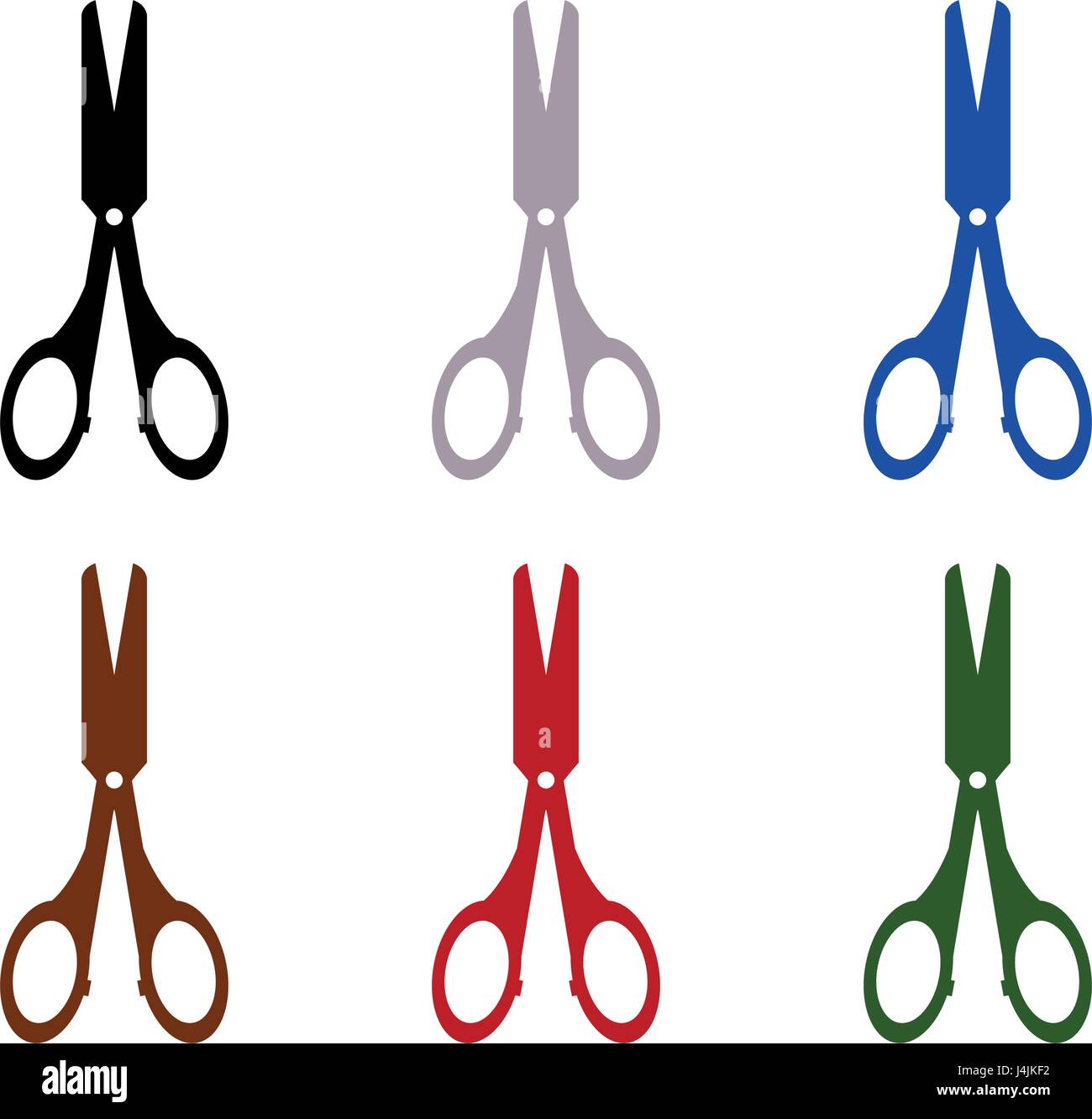 Set of scissor icon Stock Vector Image & Art - Alamy