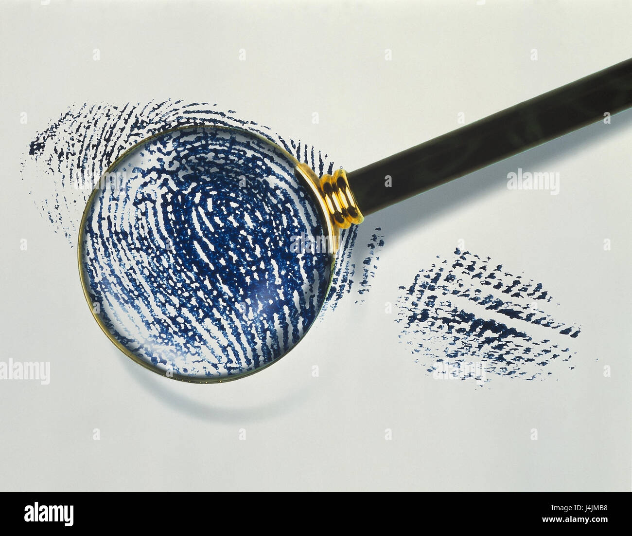 Icon, identification, fingerprint, loupe still life, object photography ...