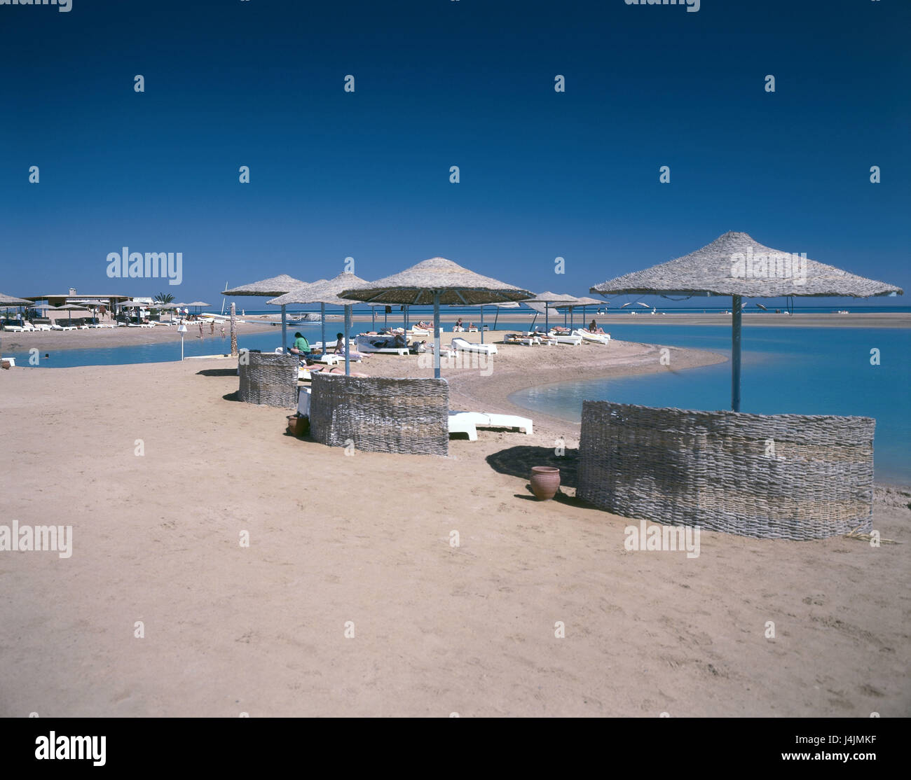 Egypt, Hurghada, beach Africa, region el Gouna, the Red Sea, sea, beach ...