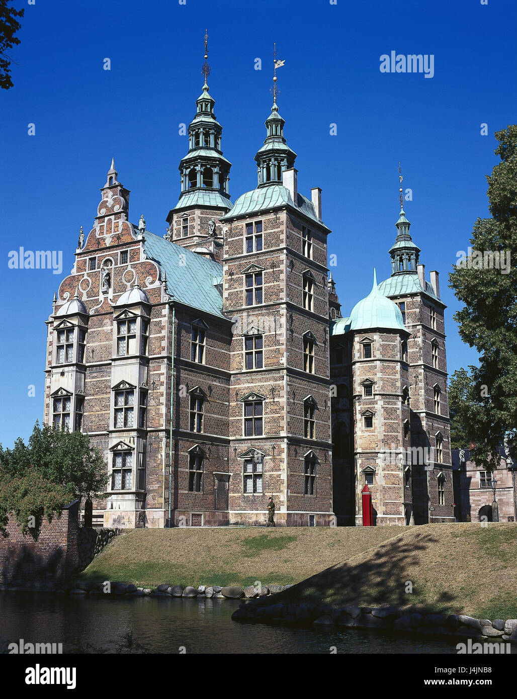 Denmark, Copenhagen, lock rose credit outside, Scandinavia, summer ...