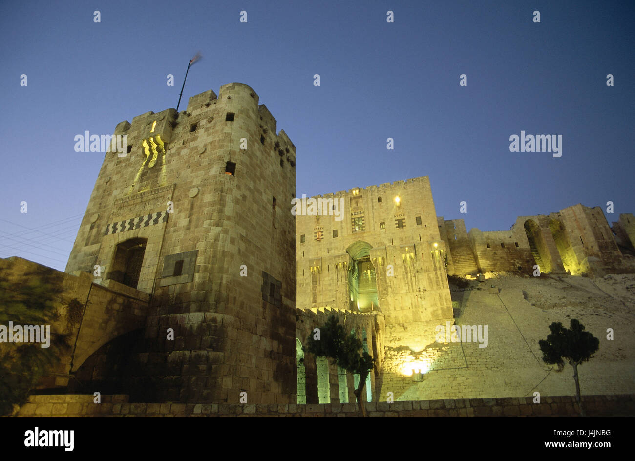 Syria, Aleppo, Old Town, torture' At Halab, stronghold, detail ...