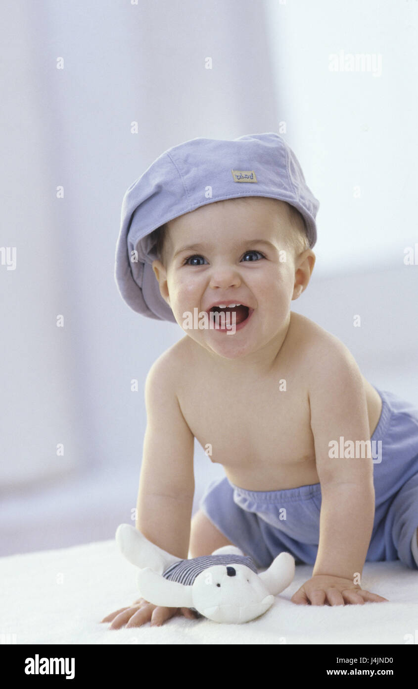 Baby, cap, creep, laugh, toys child, small, 10 months, infant, colour ...