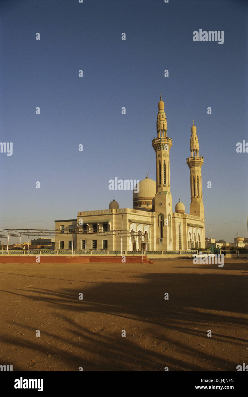 Africa, Libya, region of Fessan, Ghadames, mosque North Africa, oasis ...