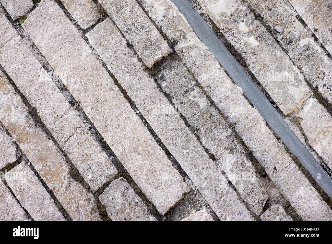 Part road concrete blocks hi-res stock photography and images - Alamy