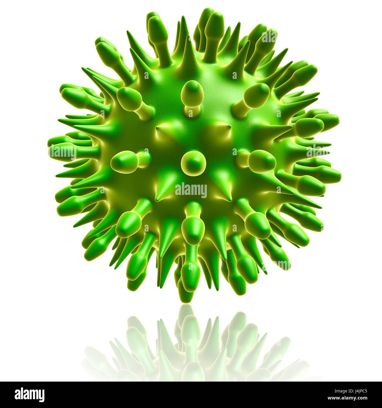 Illustration of virus particle Stock Photo - Alamy