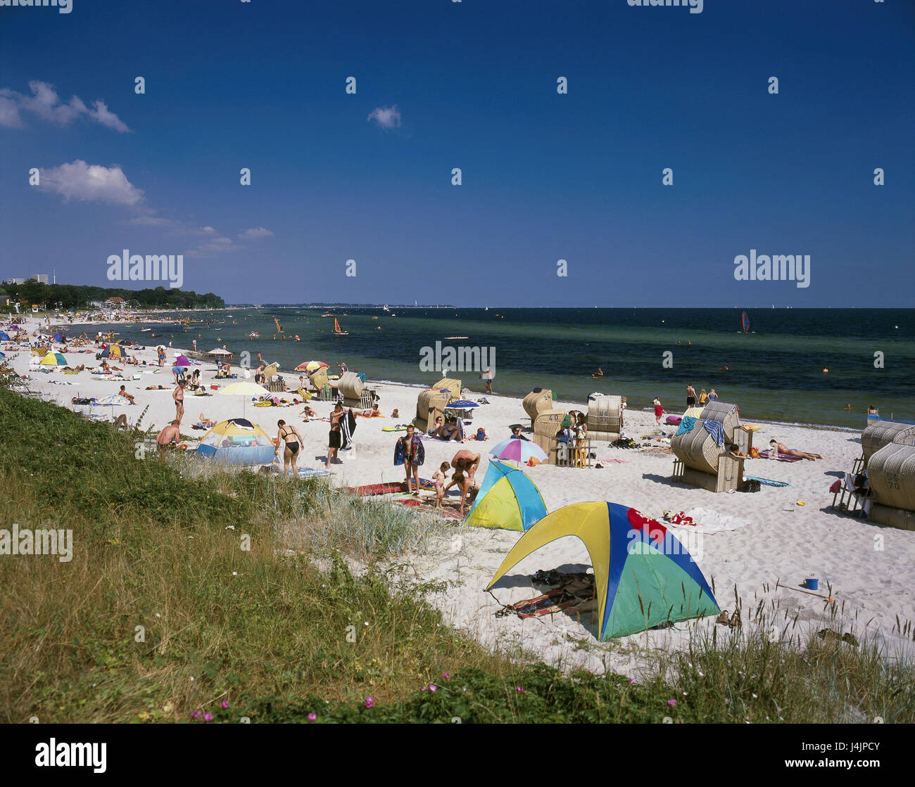 Germany, Schleswig - Holstein, the Baltic Sea, Lübeck bay, village ...