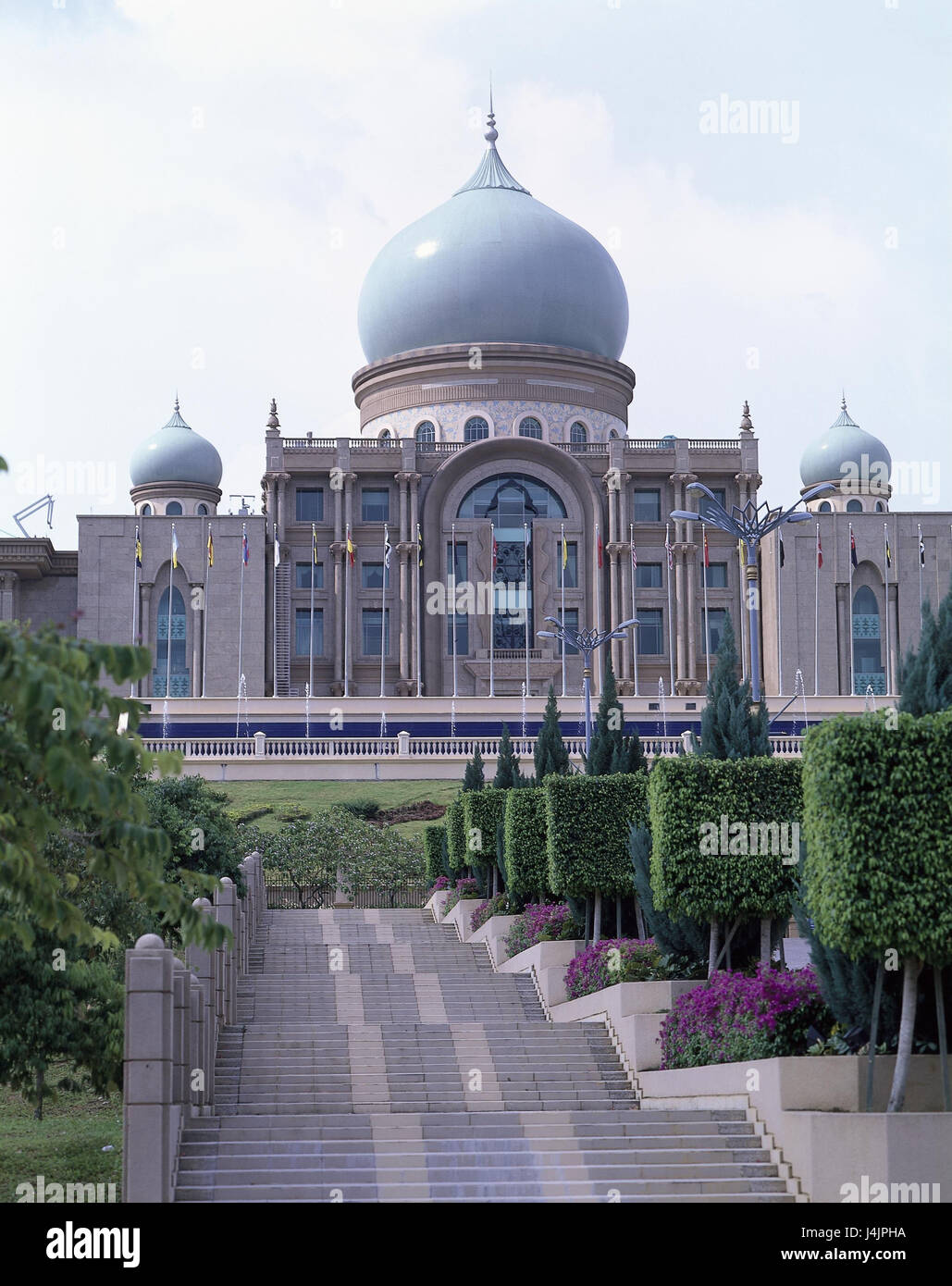 Malaysia, Putrajaya city, government building Asia, outside, town ...
