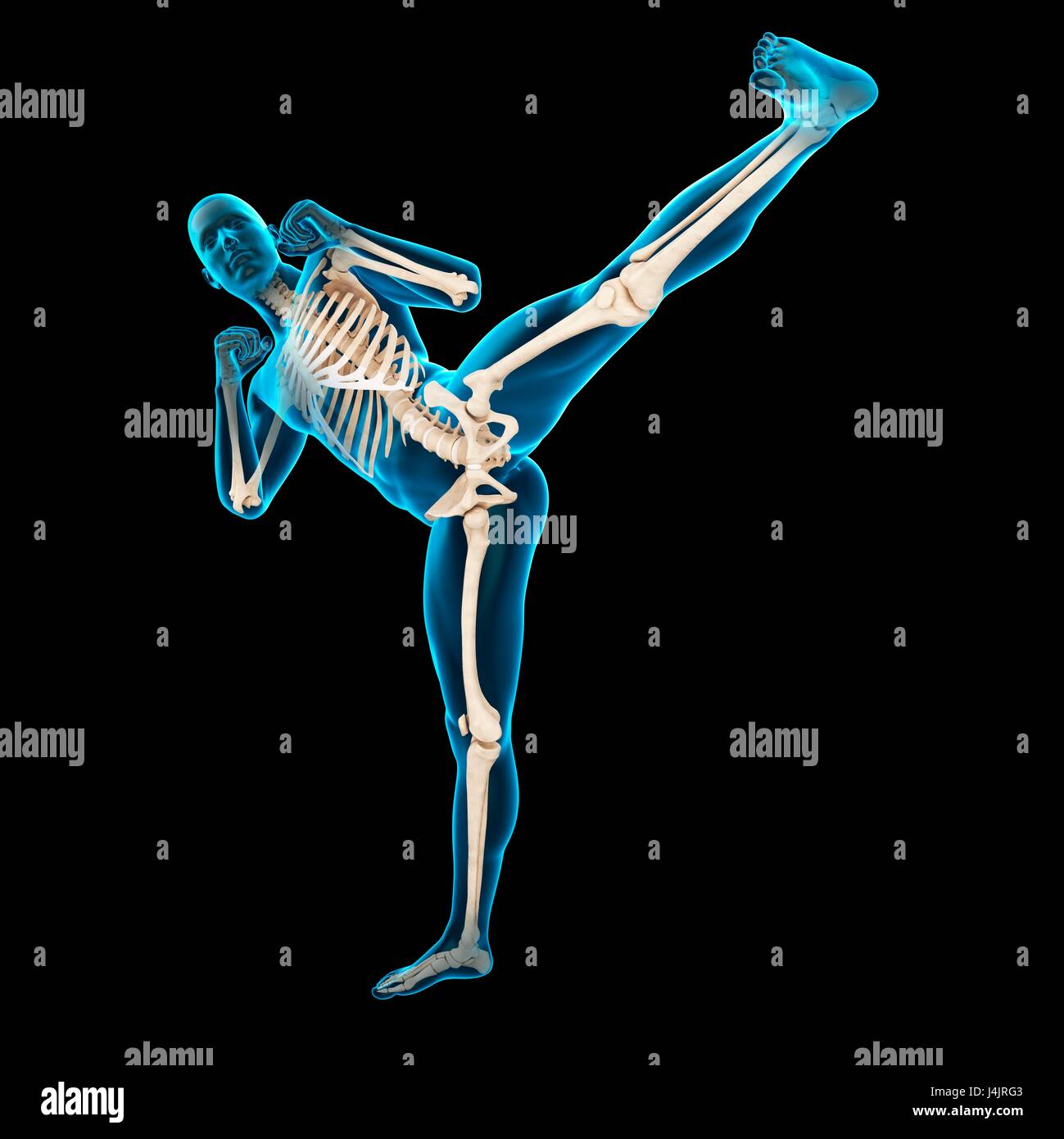 Person Doing High Kick High Resolution Stock Photography and Images - Alamy