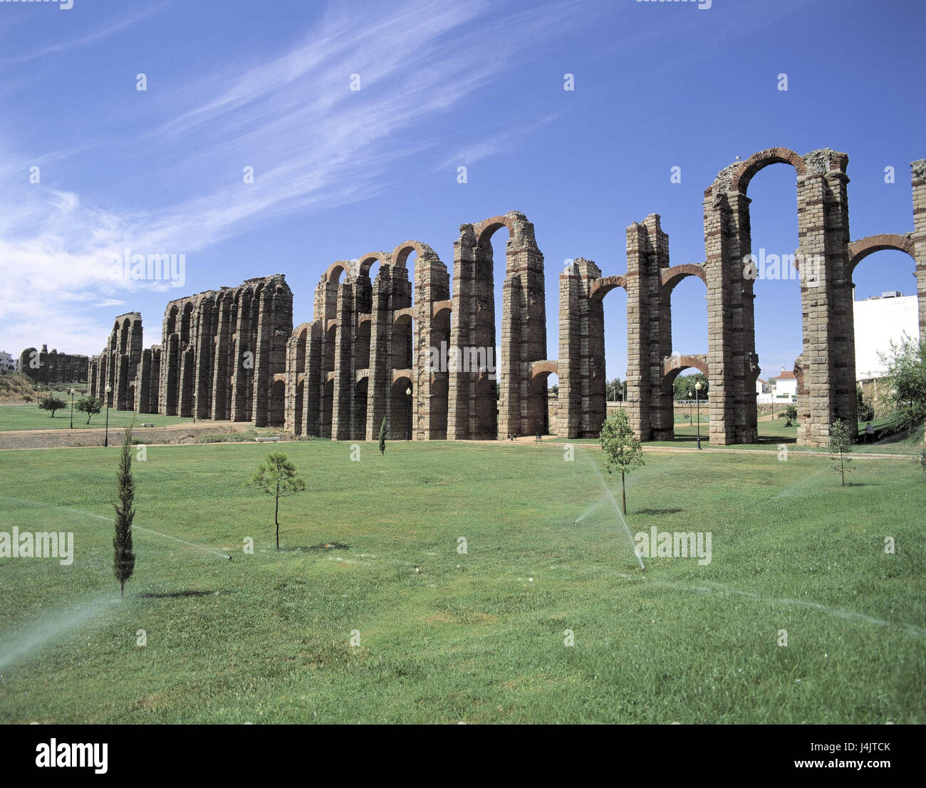 Spain, ex-diaeresis dura, Merida, aqueduct outside, province, Badajoz ...