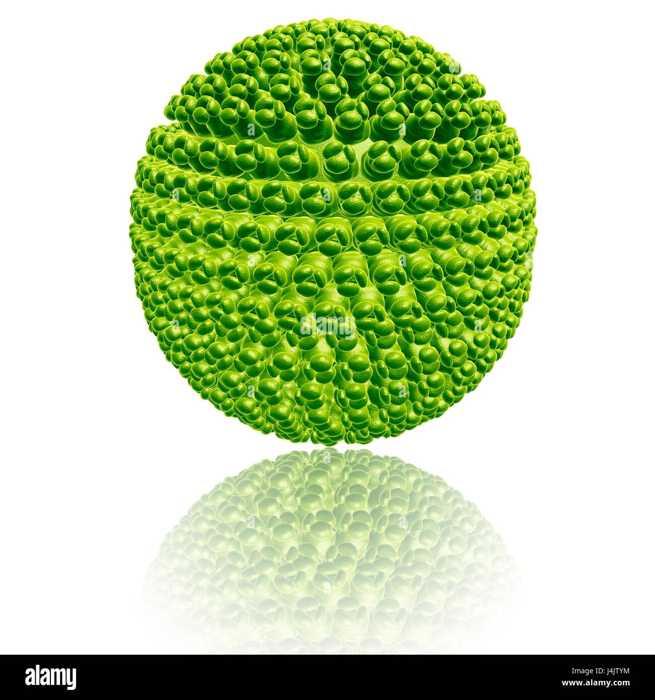 Illustration of a West Nile Virus particle Stock Photo - Alamy