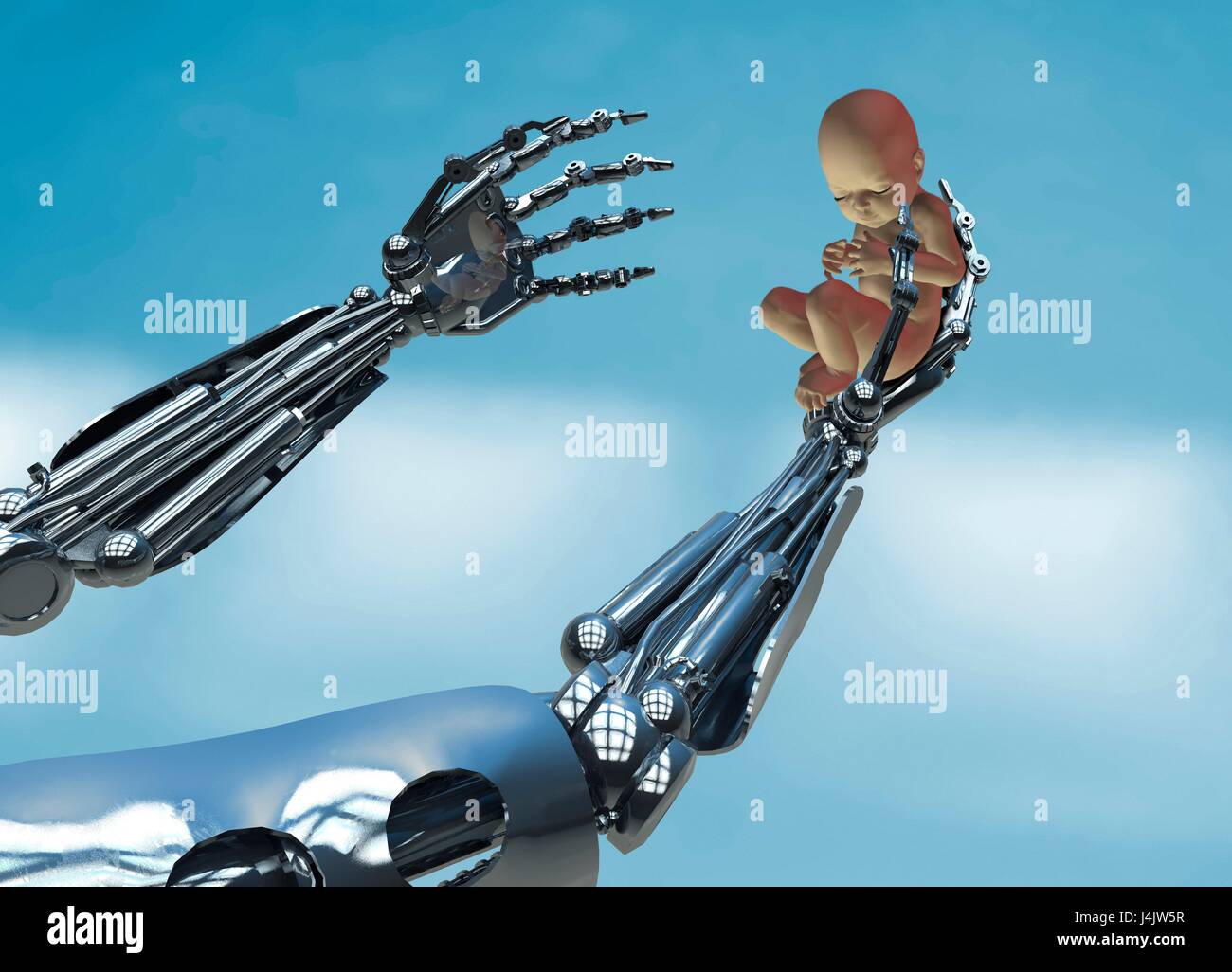 Human technology robot hi-res stock photography and images - Alamy