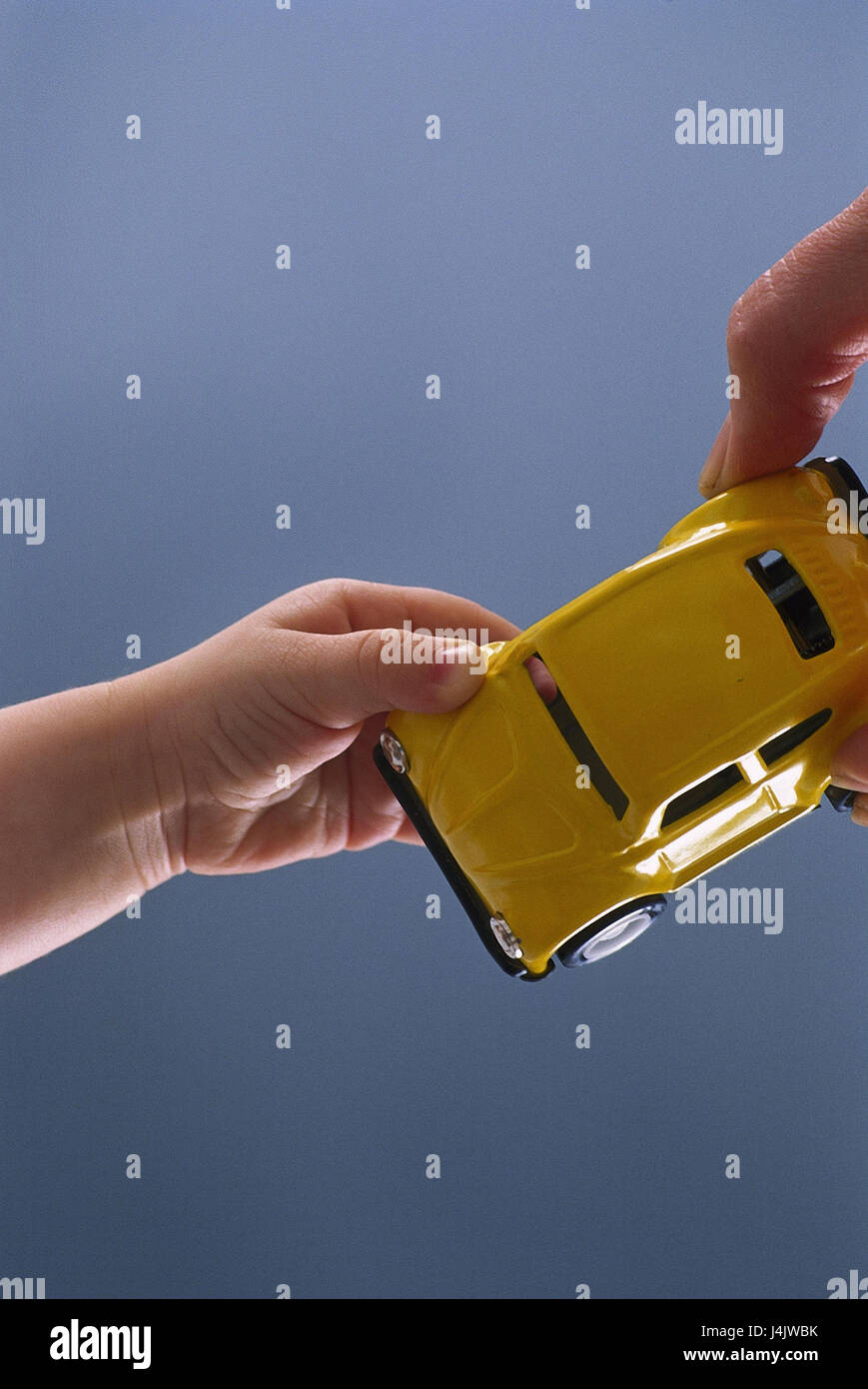 Adult hand, baby hand, toys car, take infant, child, baby, hands ...