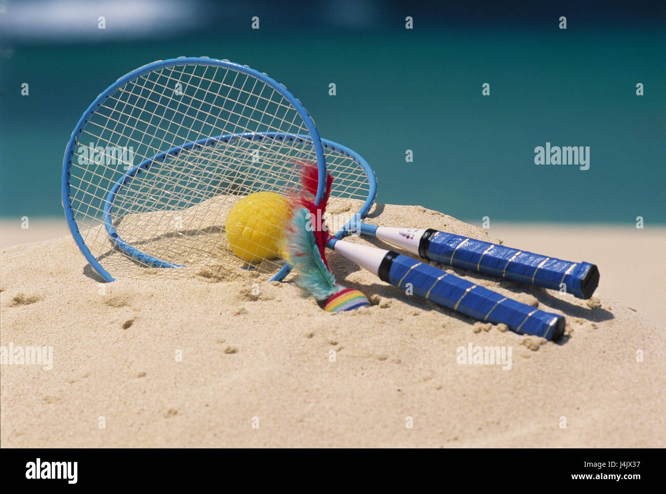 Sea, beach, Sand, badminton summer, still life, object photography ...