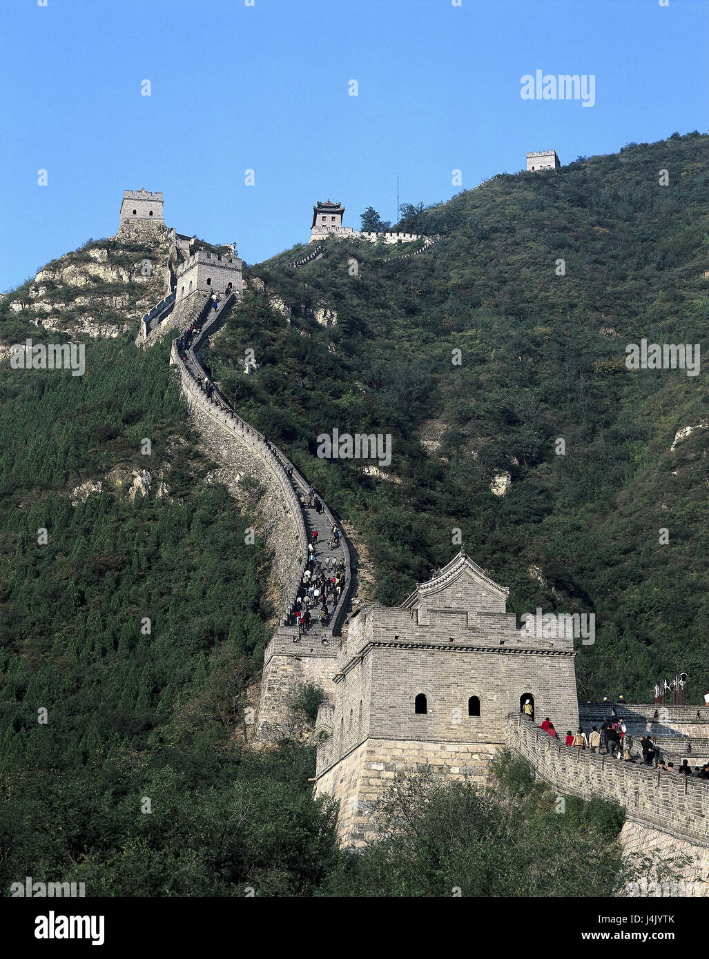 China, Peking, the Great Wall of China, tourist Beijing, Changcheng ...