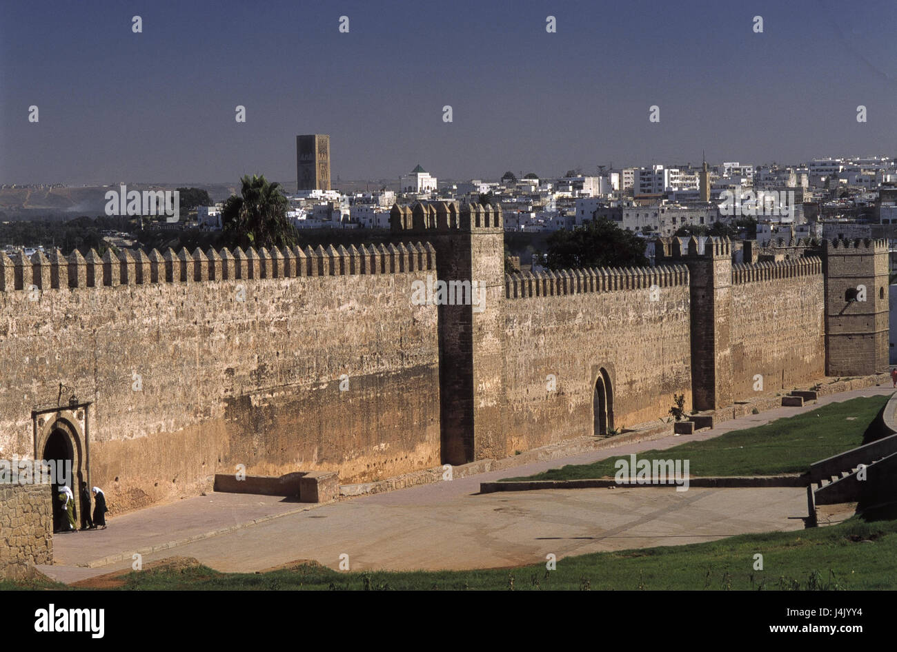 Morocco, Rabat, town view, Oudaia kasbah Africa, town, the north, city ...