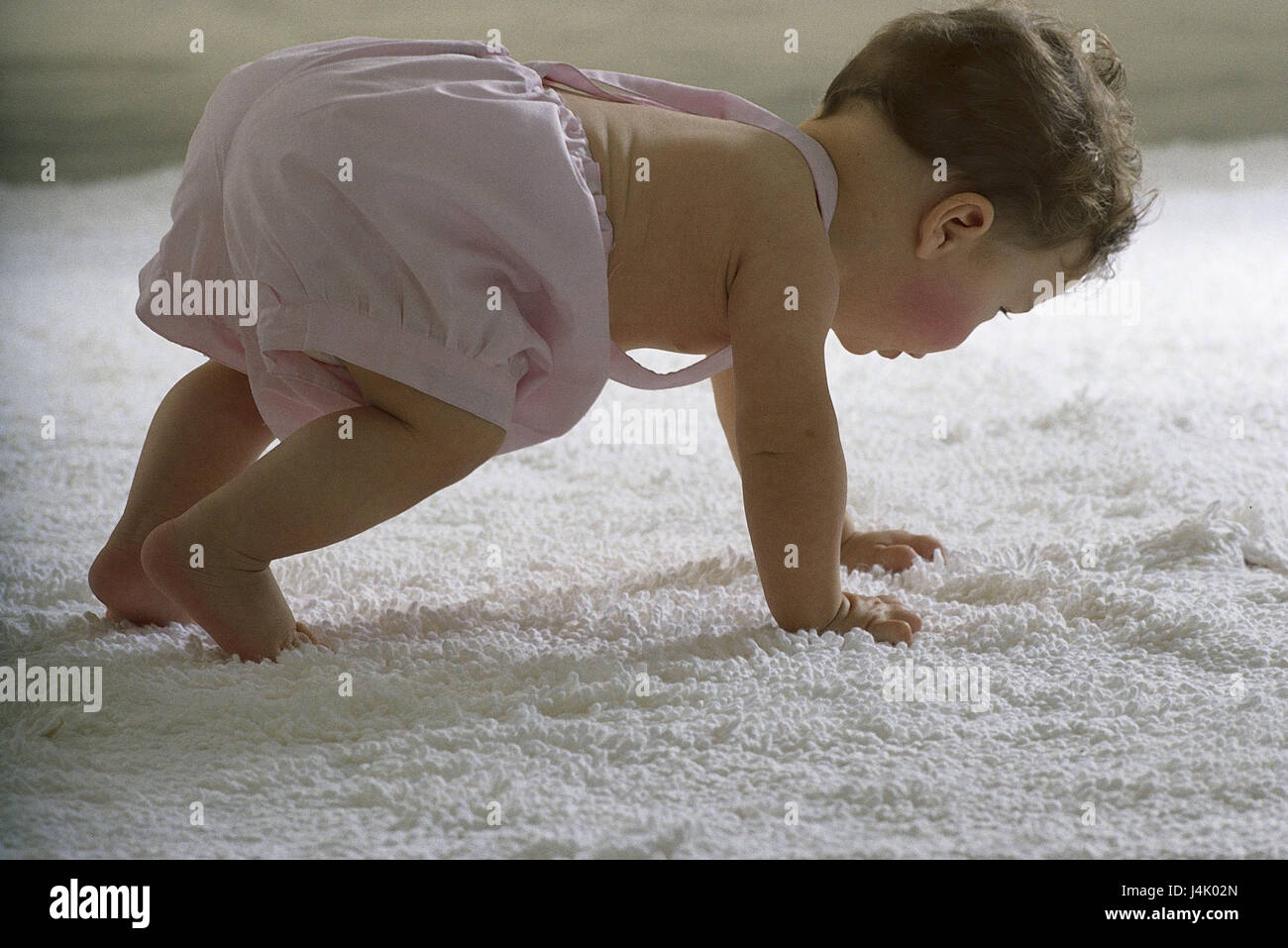 Baby, carrier trousers, upper part of the body freely, arms, bones, add ...