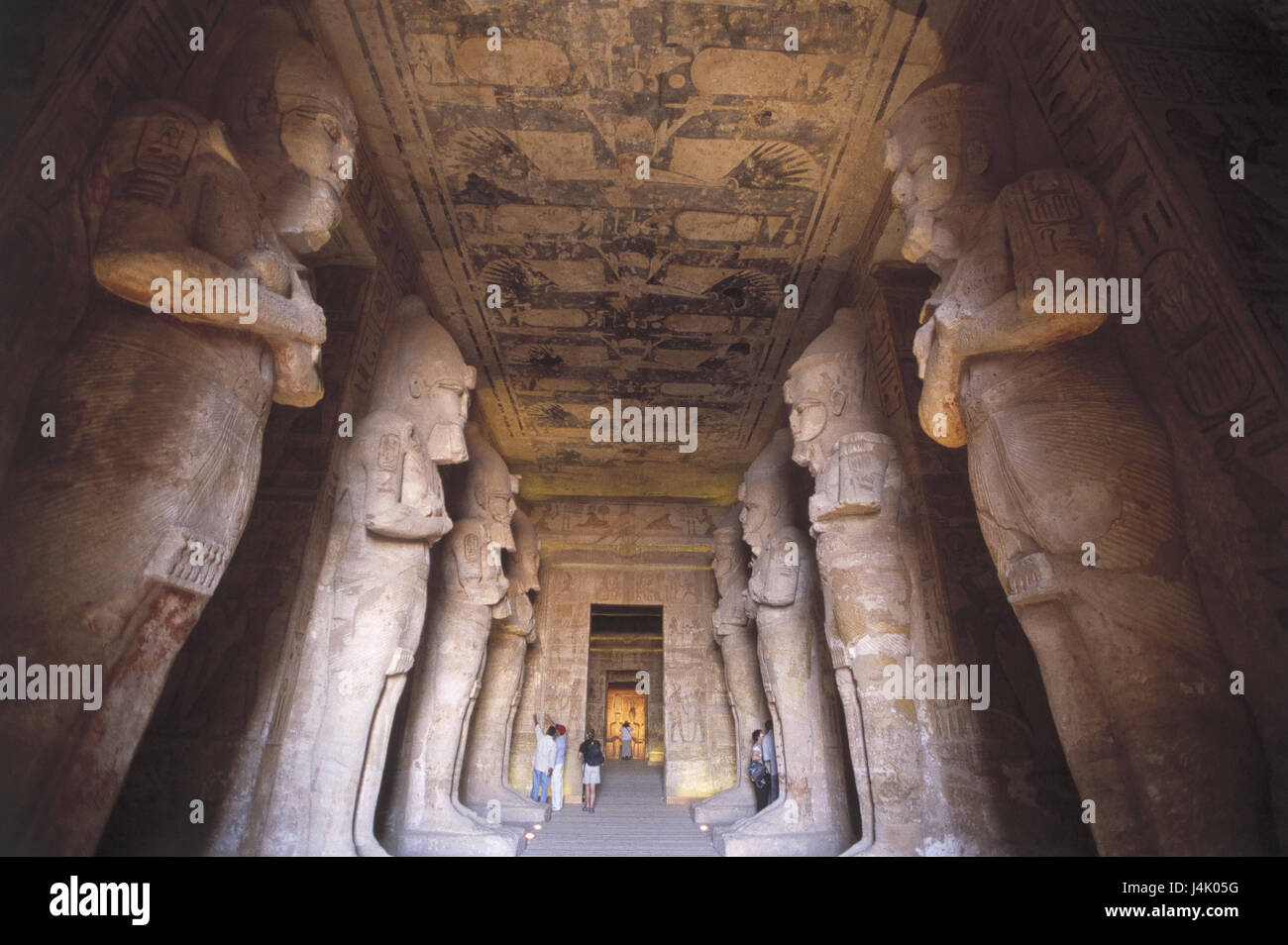 Abu simbel interior hi-res stock photography and images - Alamy