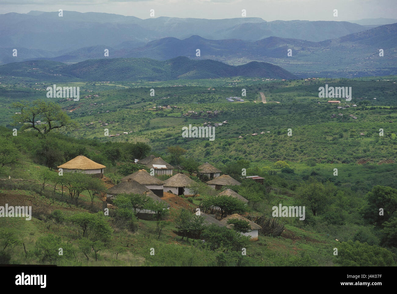 South Africa, Kwazulu-Natal, Zulu's country, scenery, overview RSA ...