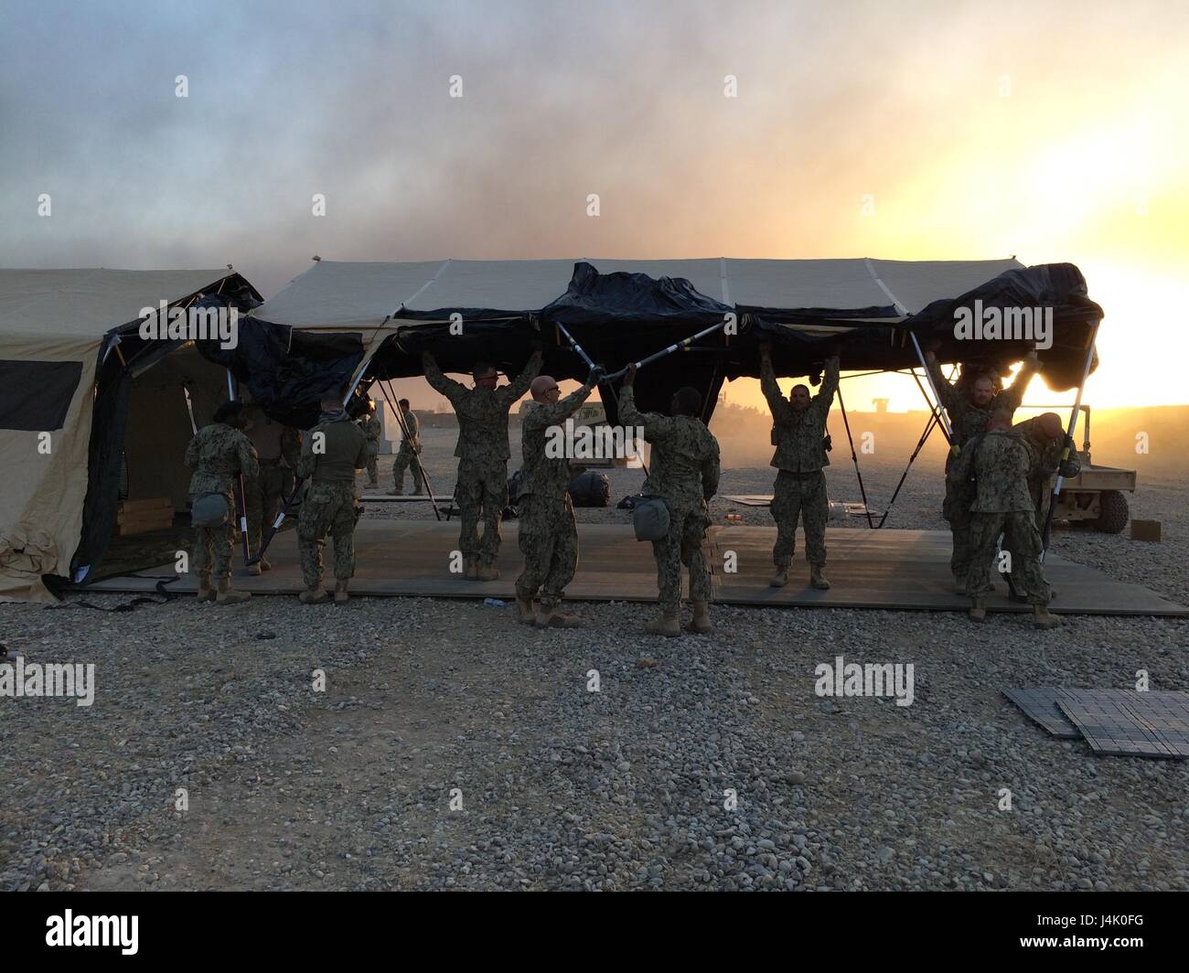 U.S. Navy Sailors assigned to the Expeditionary Medical Unit – Gulf ...