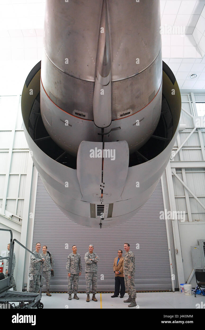 Lt. Gen. Sam Cox, 18th Air Force commander, and Chief Master Sgt. Todd ...